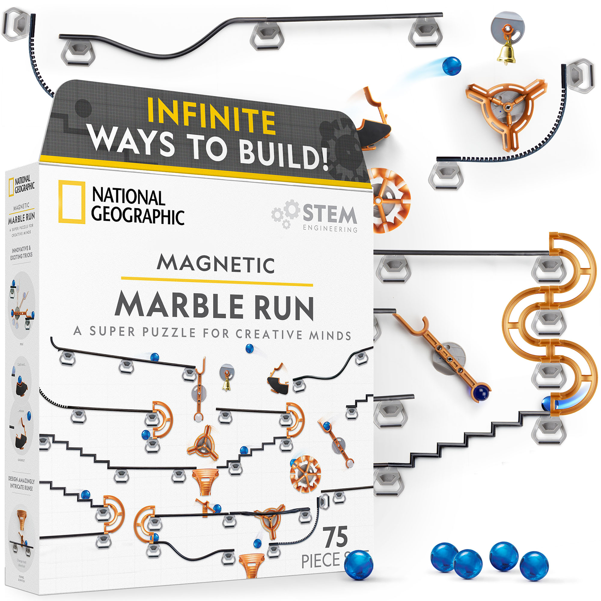 National Geographic Magnetic Marble Run - Nat Geo Kids Shop